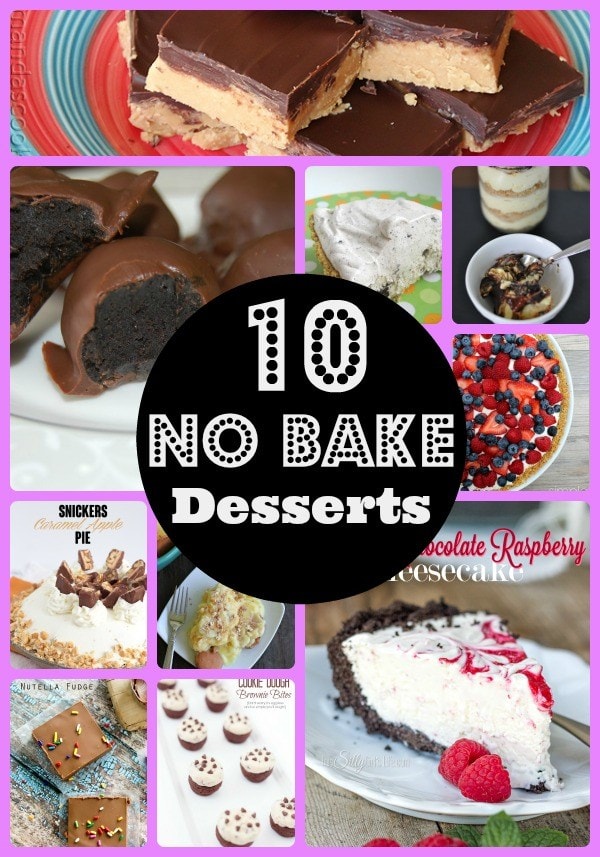 10 Easy No Bake Desserts - More With Less Today