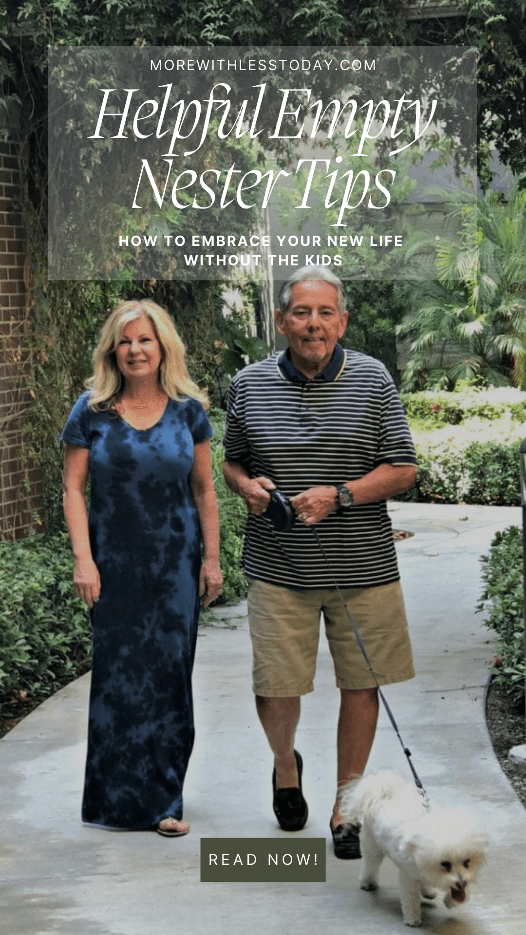 Eight Helpful Empty Nester Tips - More With Less Today