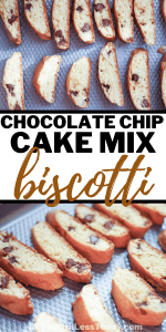 How to Make Biscotti from a Cake Mix - Chocolate Chip Cake Mix Biscotti ...