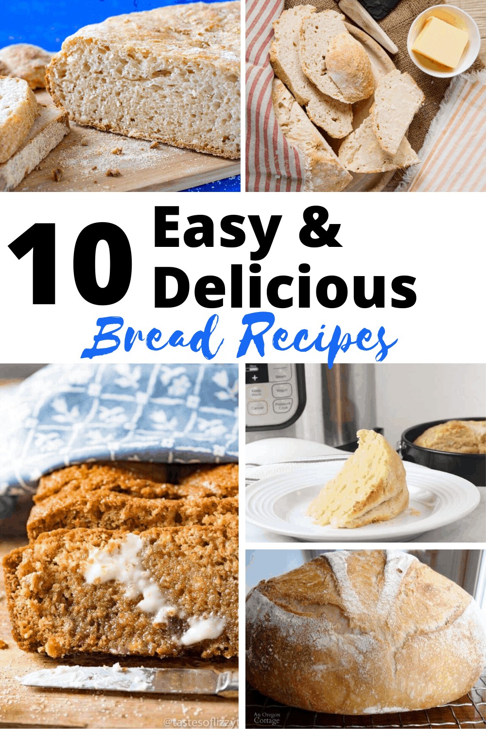 Super Easy Homemade Bread Recipes for Beginners - No Yeast, Sourdough ...
