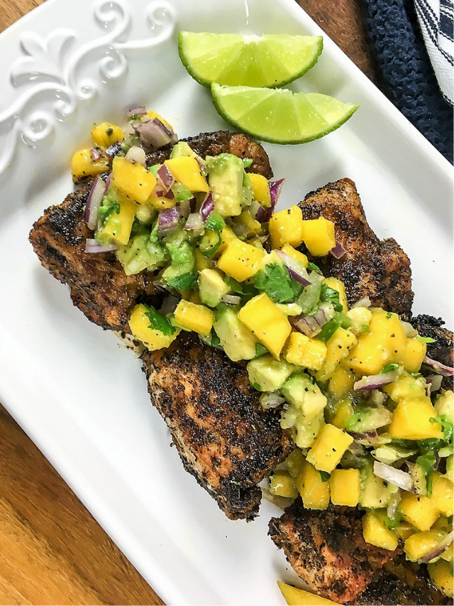 Easy Spicy Cajun Snapper with Salsa Recipe - More With Less Today
