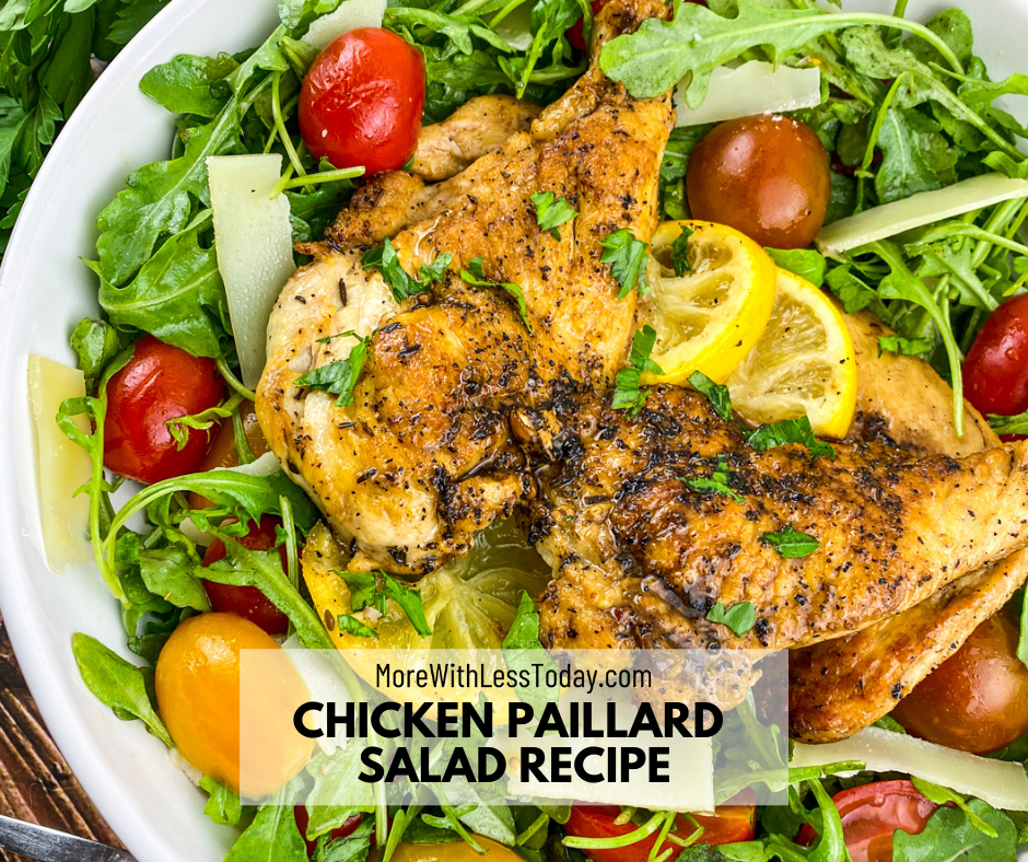 Chicken Paillard Salad Recipe