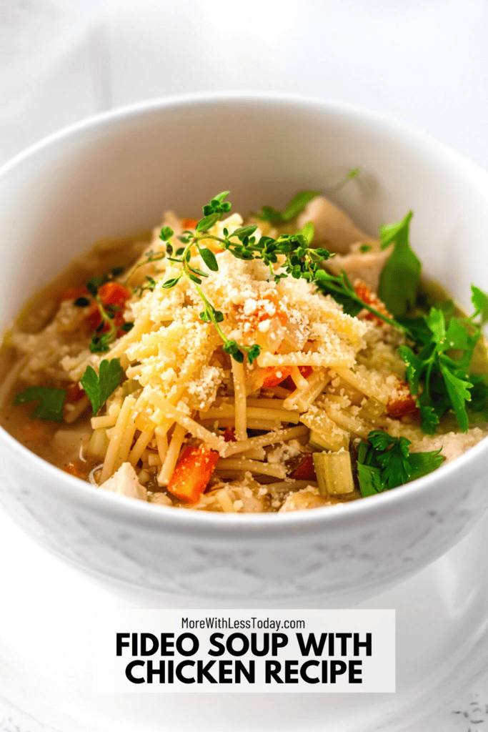 Fideo Soup Recipe - More With Less Today