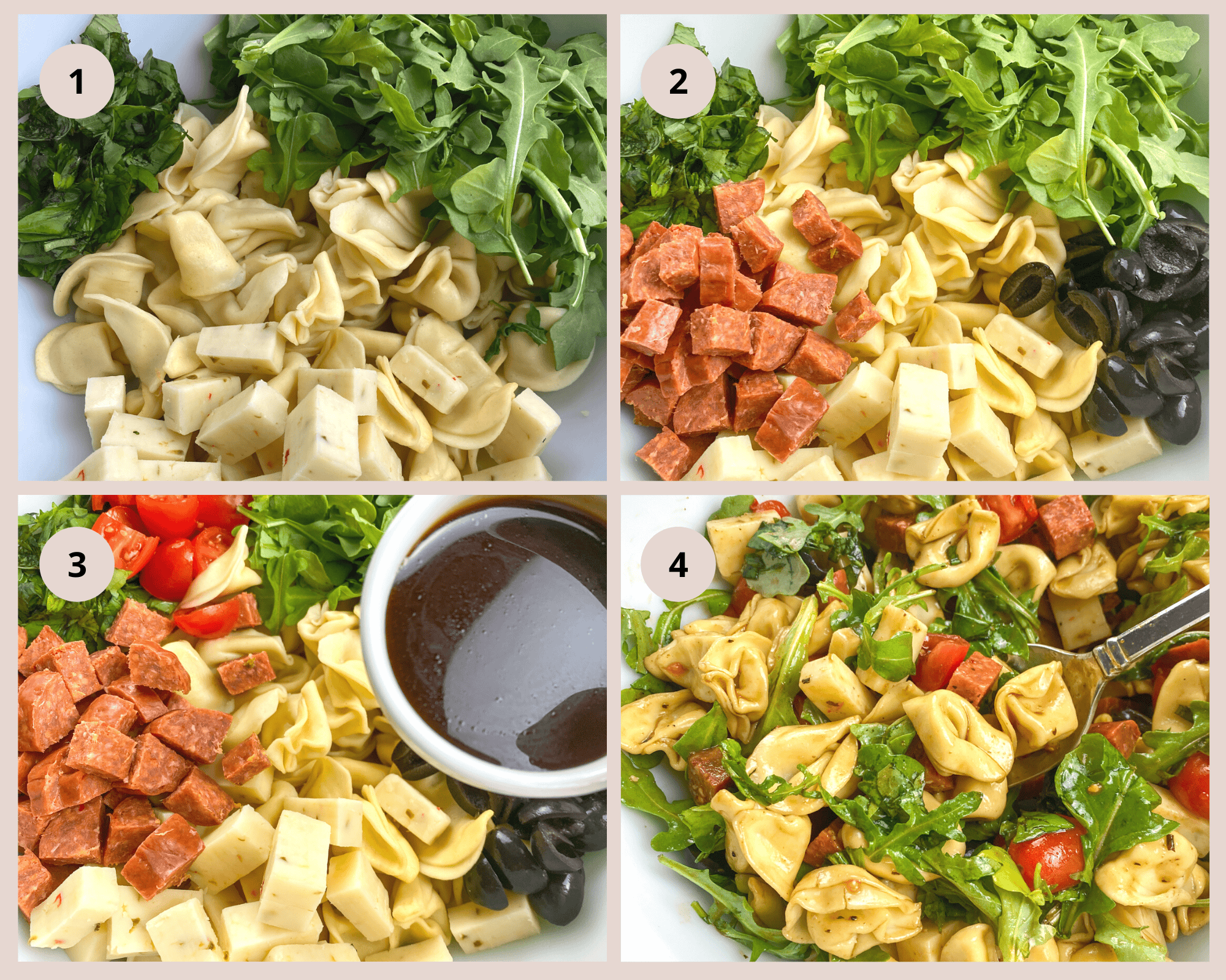 Tortellini Antipasto Pasta Salad - More With Less Today