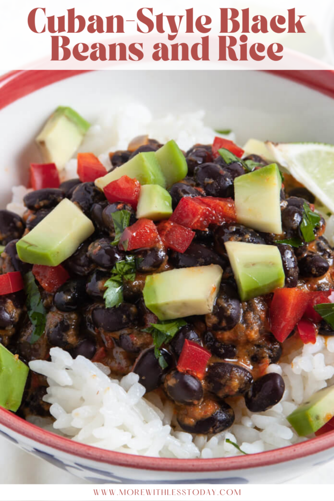 Cuban-Style Black Beans and Rice Recipe