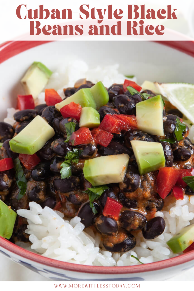 Cuban-Style Black Beans and Rice Recipe