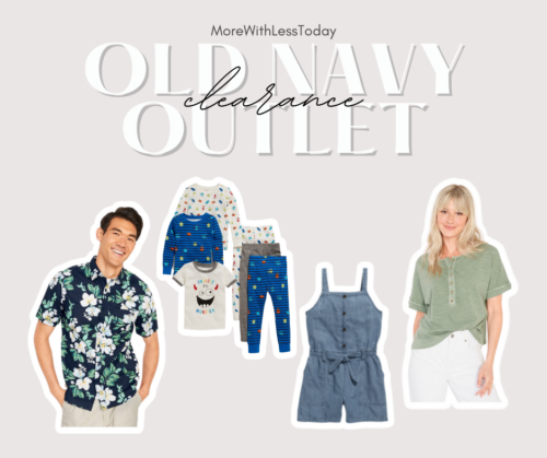 Old Navy Oulet and Old Navy Clearance - How To Score 75% Off Clothes