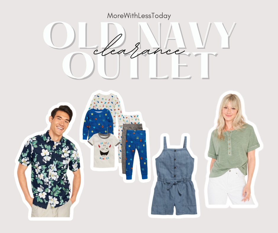 Old Navy Oulet and Old Navy Clearance - How To Score 75% Off Clothes