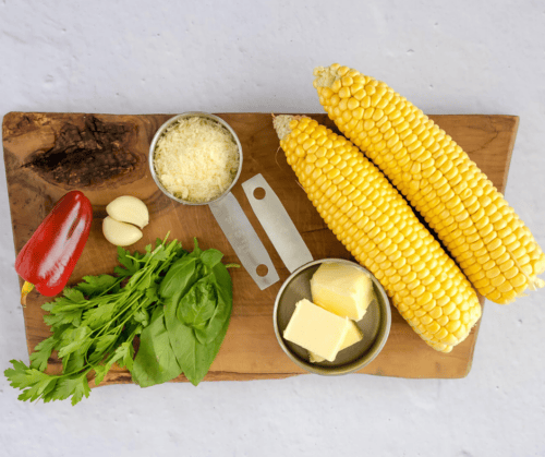 Grilled Corn On The Cob With Herb Butter