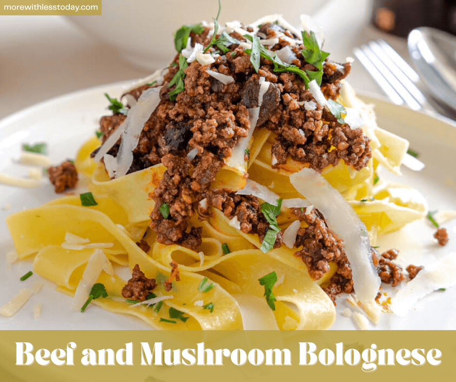 Beef Bolognese Mushroom at Kathleen Flores blog