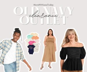 Old Navy Oulet and Old Navy Clearance - How To Score 75% Off Clothes
