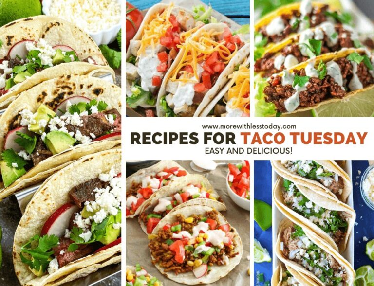 Recipes for Taco Tuesday - See New Easy and Tasty Ideas