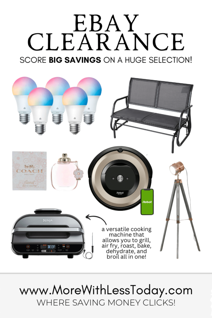 eBay Clearance Outlet - More With Less Today