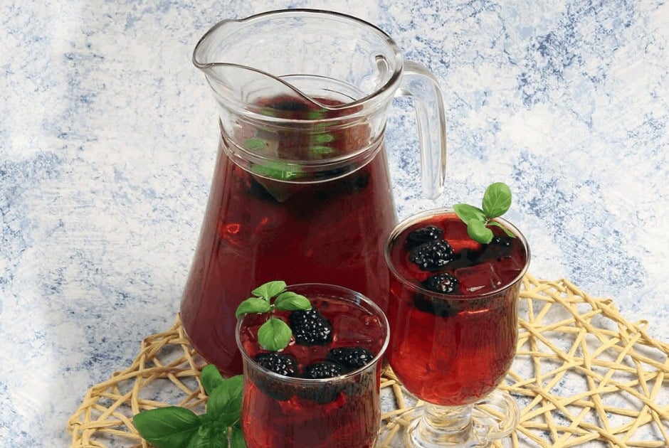 Sweet Blackberry Iced Tea Recipe