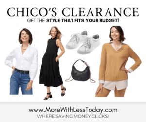 Chico’s Clearance Sale for Extreme Bargain Shoppers!