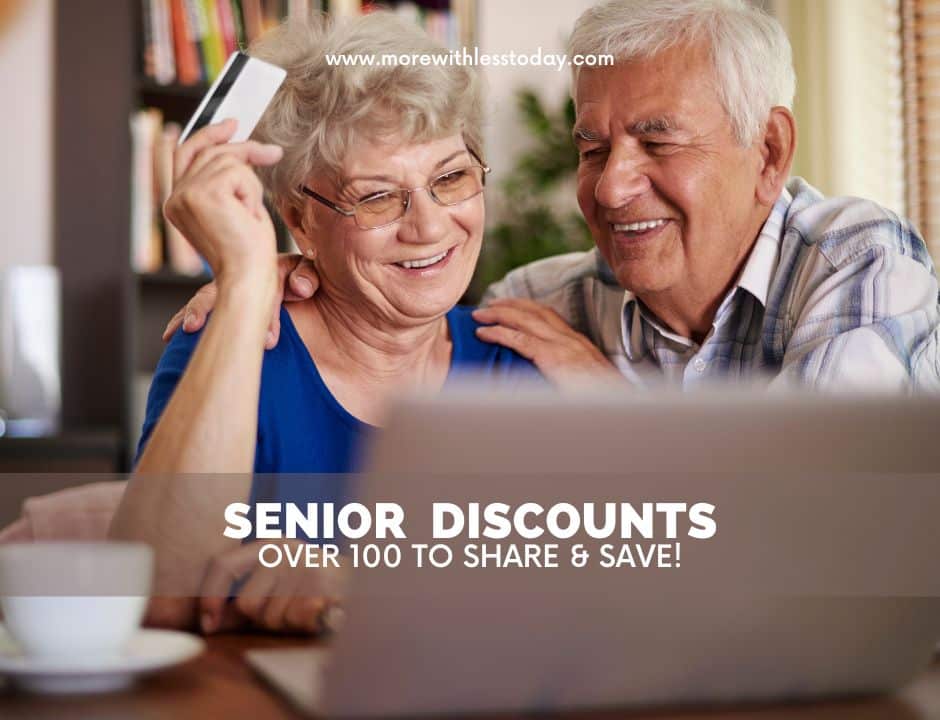 Master List of Senior Discounts Over 100 to Share!