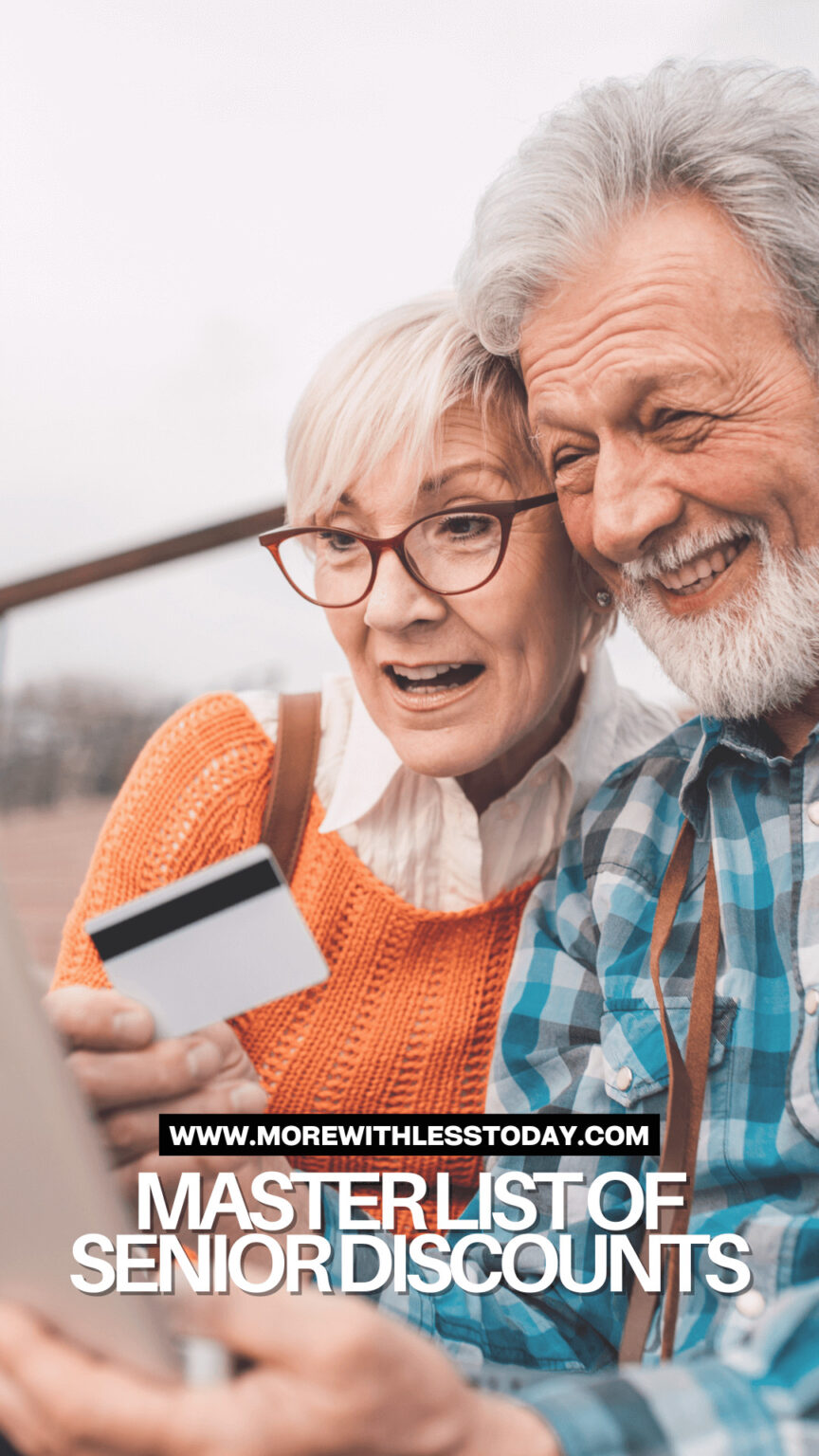 Master List of Senior Discounts Over 100 to Share!
