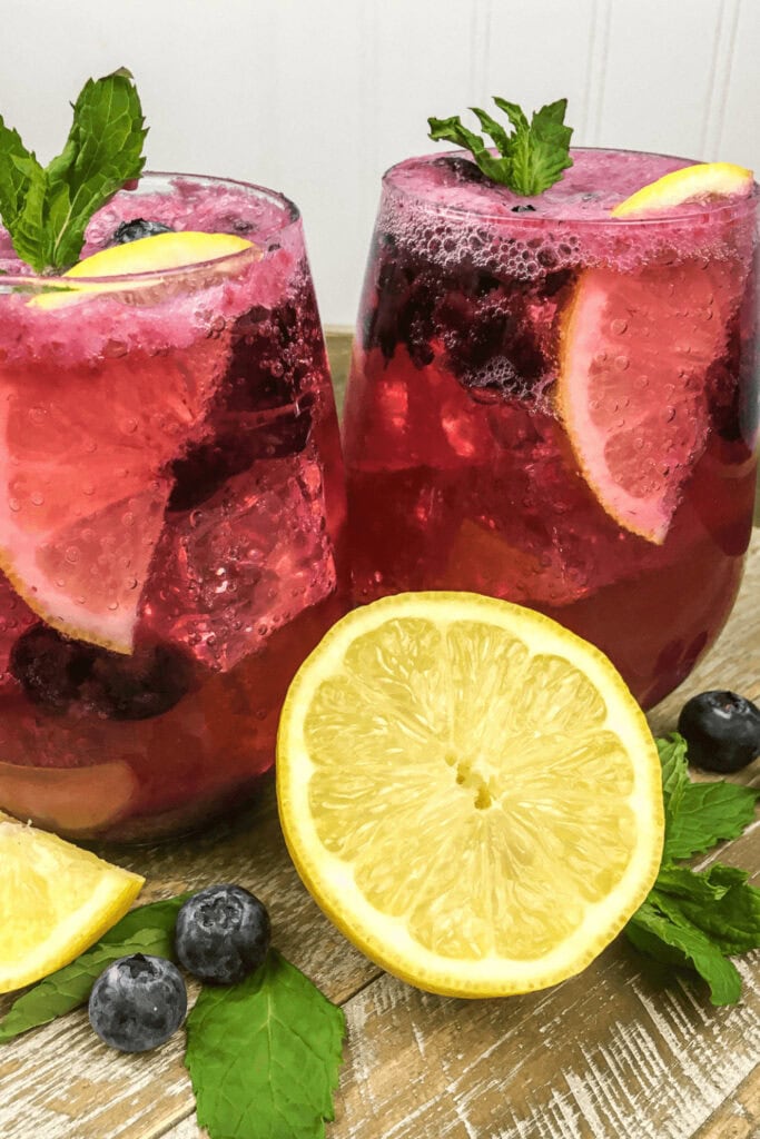 Blueberry Maple Lemonade - A Twist on a Classic Summer Drink!