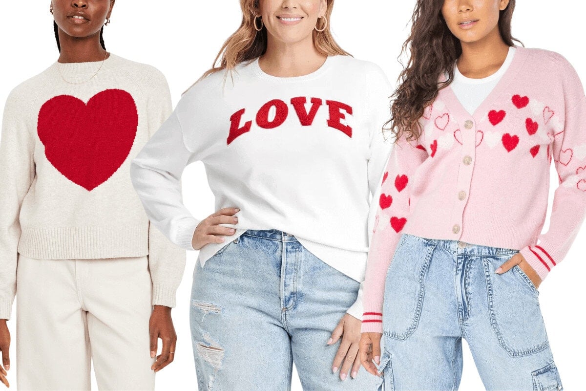 Cute Valentine's Day Sweaters and Tees